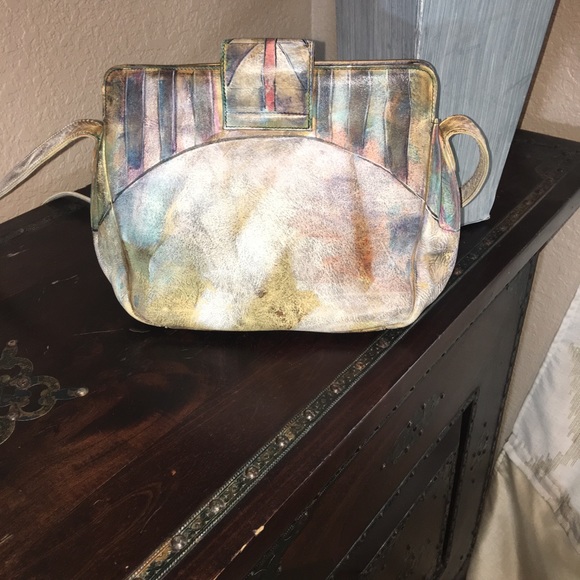 Jane Yoo | Bags | Jane Yoo Maya Hand Painted Leather Handbag | Poshmark